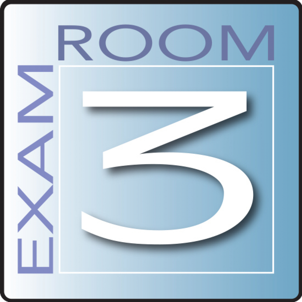 Skytone Exam Room Sign 3 | Clinton Industries, Inc.