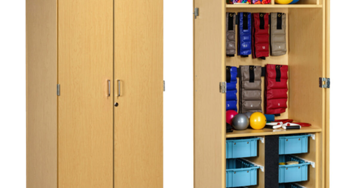 Tall, PT Cabinet with 6 Storage Bins | Clinton Industries, Inc.