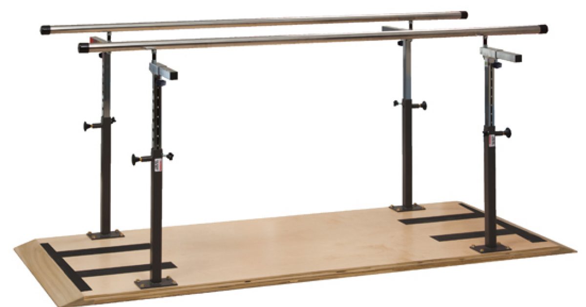 Platform Mounted Parallel Bars | Clinton Industries, Inc.