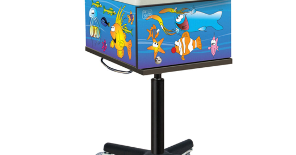 Ocean Commotion, 2-Bin, Phlebotomy Cart | Clinton Industries, Inc.