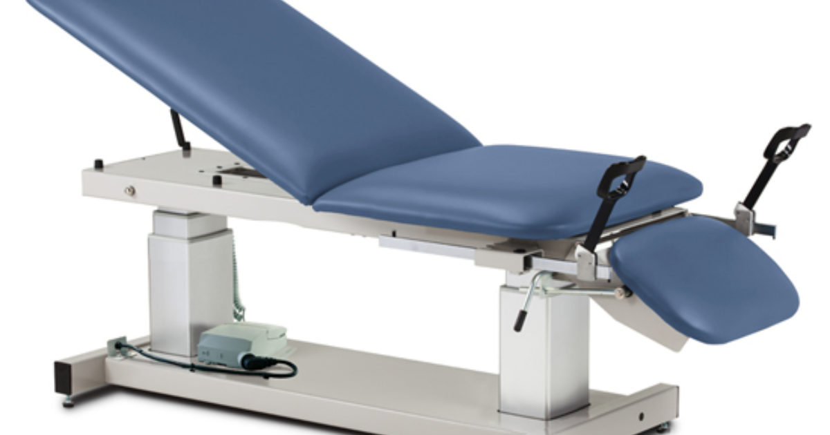 Multi-Use, Ultrasound Table with Stirrups | Clinton Industries, Inc.