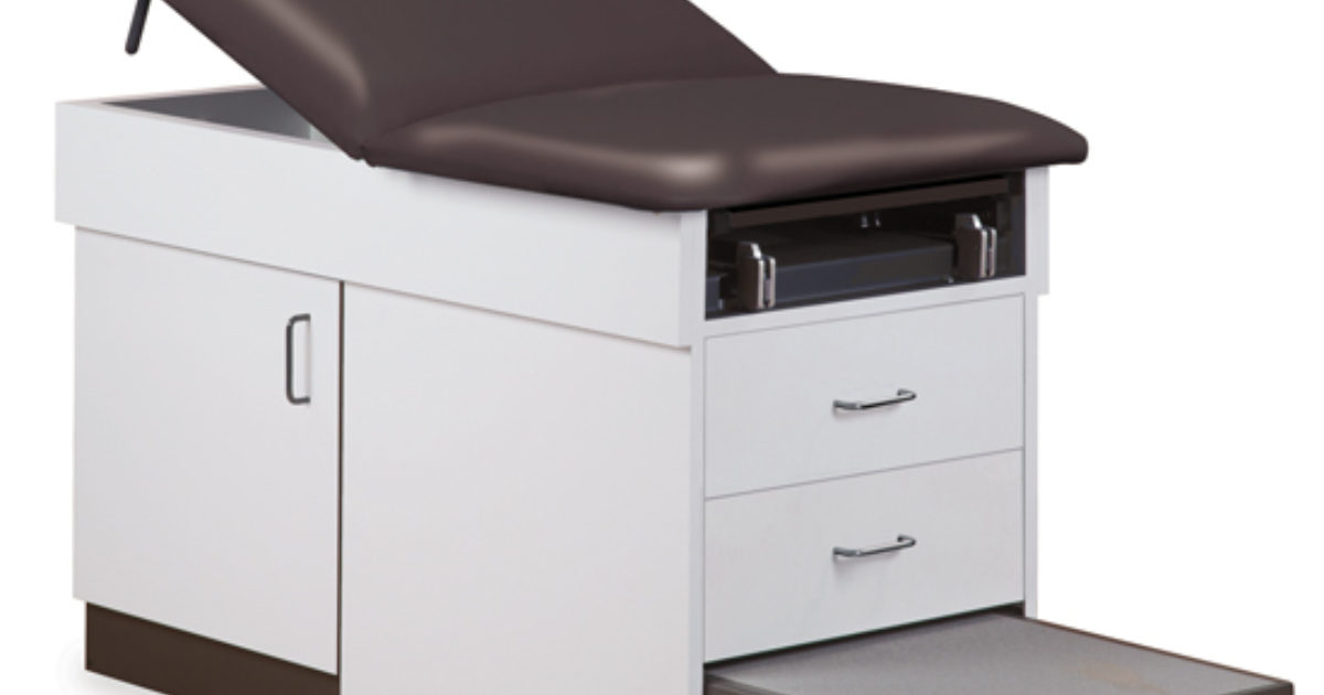 Family Practice Table with Step Stool in… | Clinton Industries, Inc.