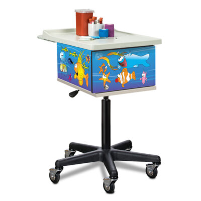 One-Bin Phlebotomy Cart | Clinton Industries, Inc.