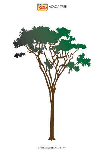 Acacia Tree Wall Sticker | Clinton Industries