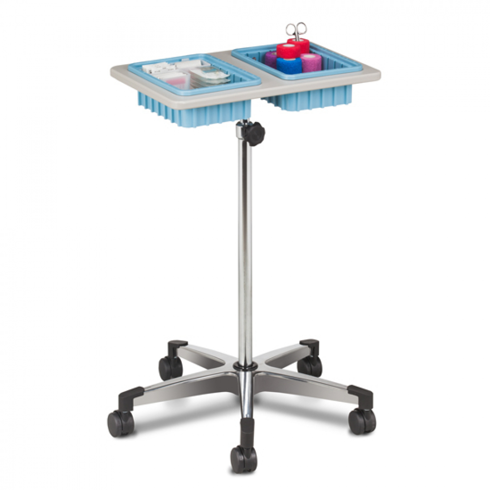 Two-Bin Mobile Phlebotomy Stand | Clinton Industries, Inc.