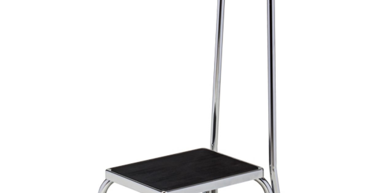 Chrome, Heavy-Duty, Step Stool with… | Clinton Industries, Inc.
